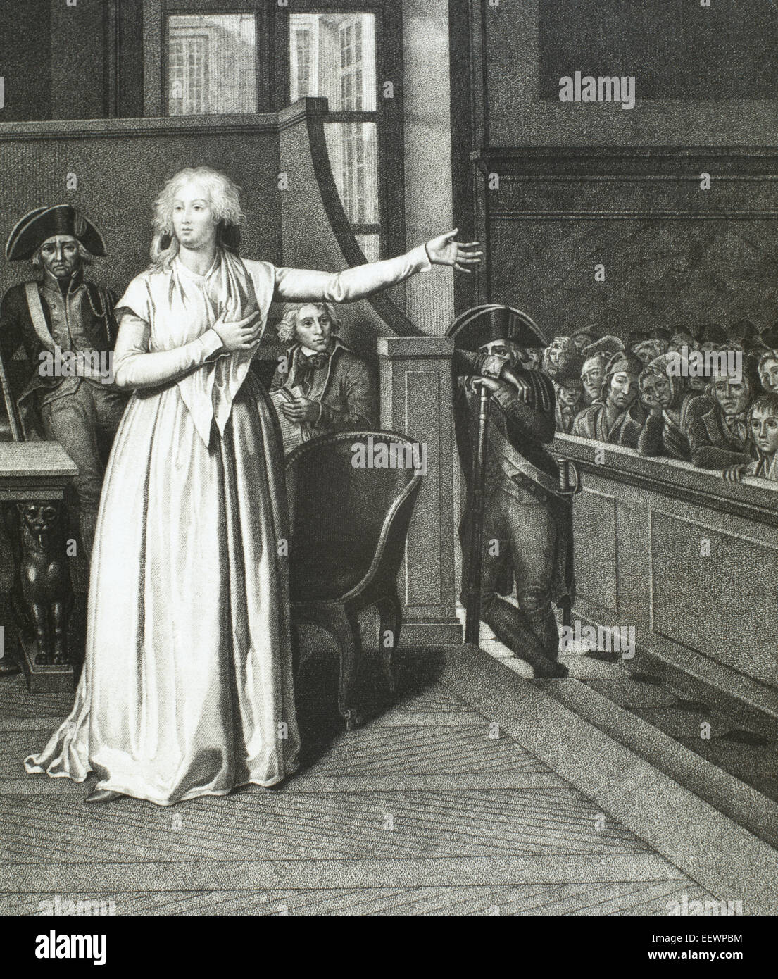 Marie Antoinette (1755-1793), épouse de Louis XVI et de la reine de ...