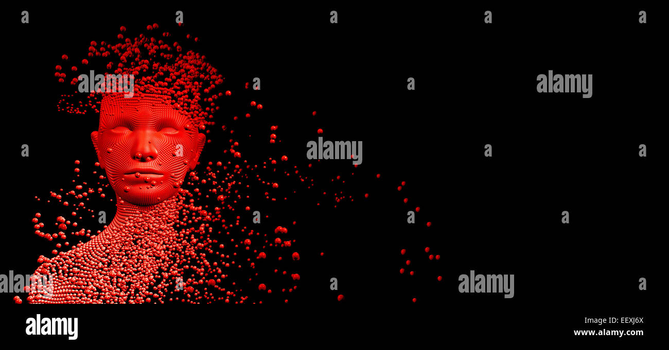 Personne rouge comme symbole d'attaque terroriste à Paris, France Photo ...