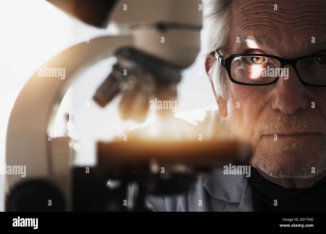 Man microscope Banque de photographies et d’images à haute résolution ...