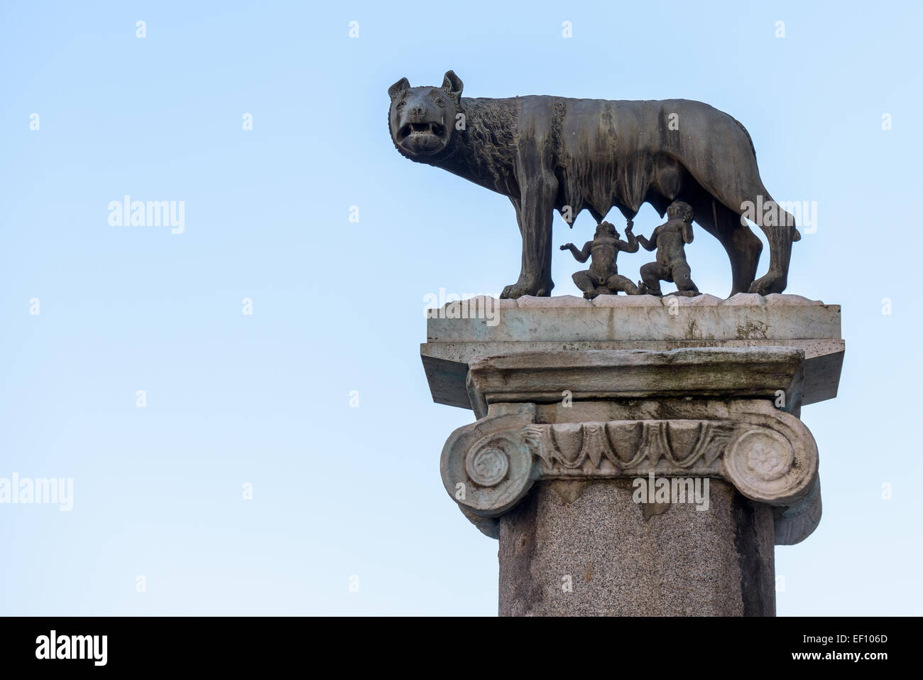 Symbole de la ville de Rome en Italie, campidoglio Photo Stock - Alamy