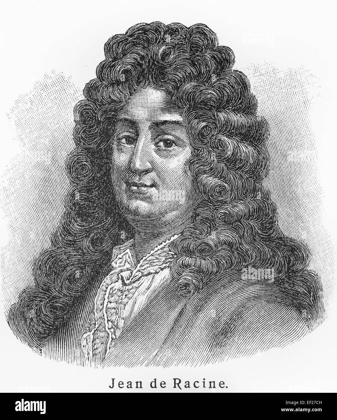 écrivain français du 17ème siècle Banque d'images noir et blanc - Alamy