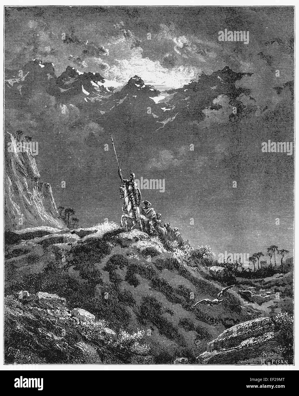 Quixote à cheval Banque de photographies et d’images à haute résolution ...