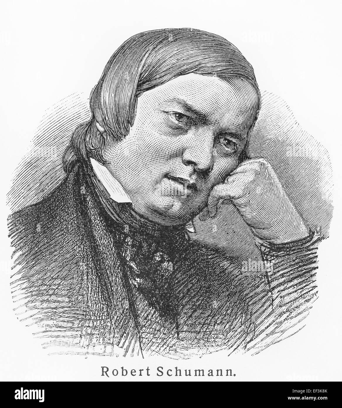 Robert schumann Banque d'images noir et blanc - Alamy
