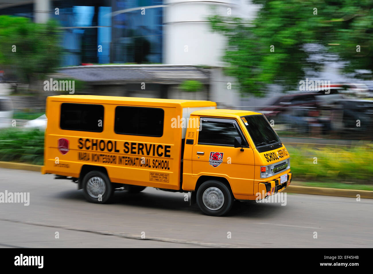 School Bus La ville de Cebu aux Philippines Photo Stock - Alamy