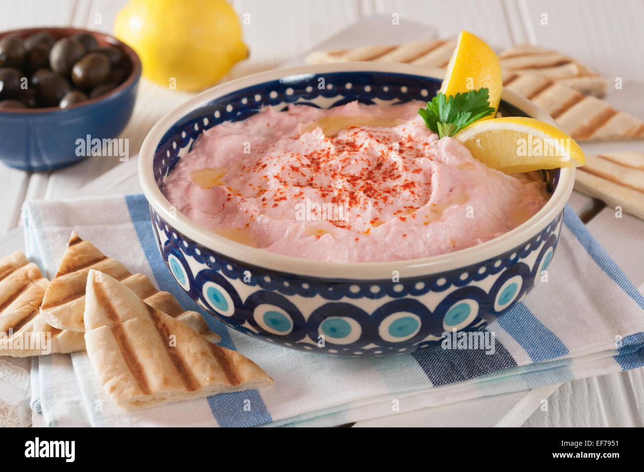 Trempette grecque taramasalata Banque de photographies et d’images à ...