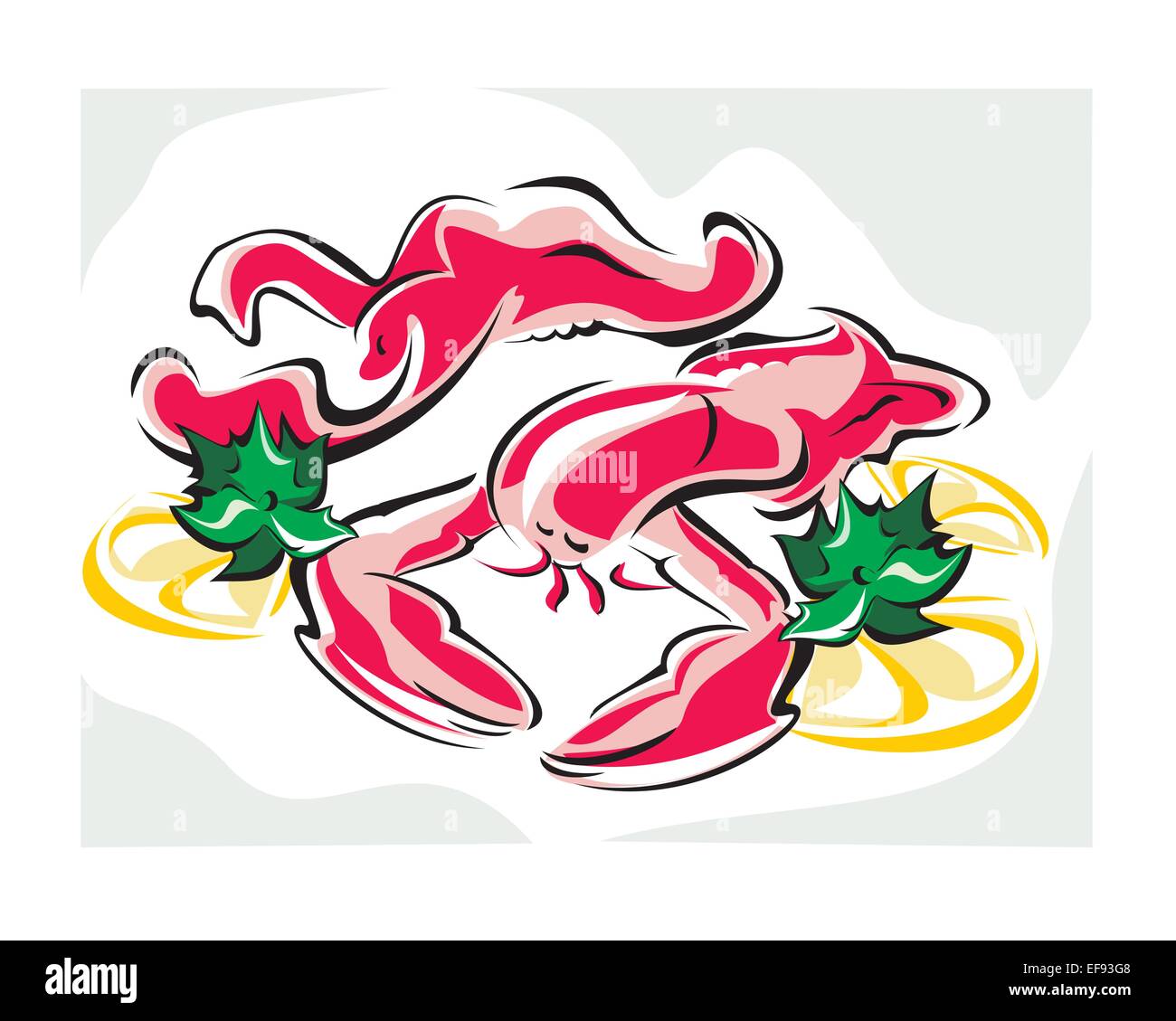 Souper au homard Banque d'images détourées - Alamy