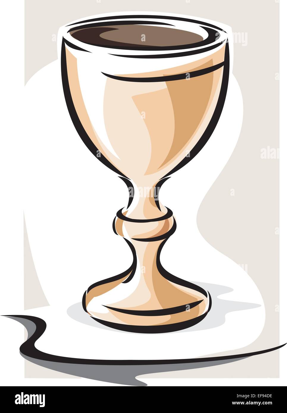 Calice de communion Banque d'images vectorielles - Alamy