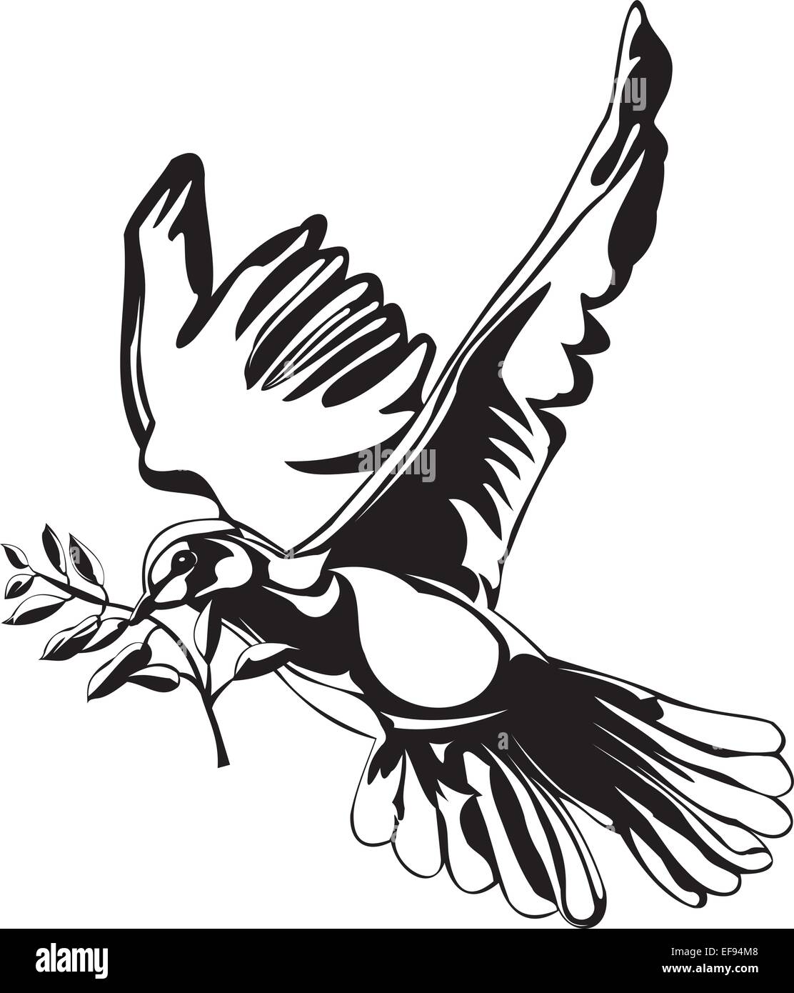 Symboles de la paix colombe Banque d'images détourées - Alamy