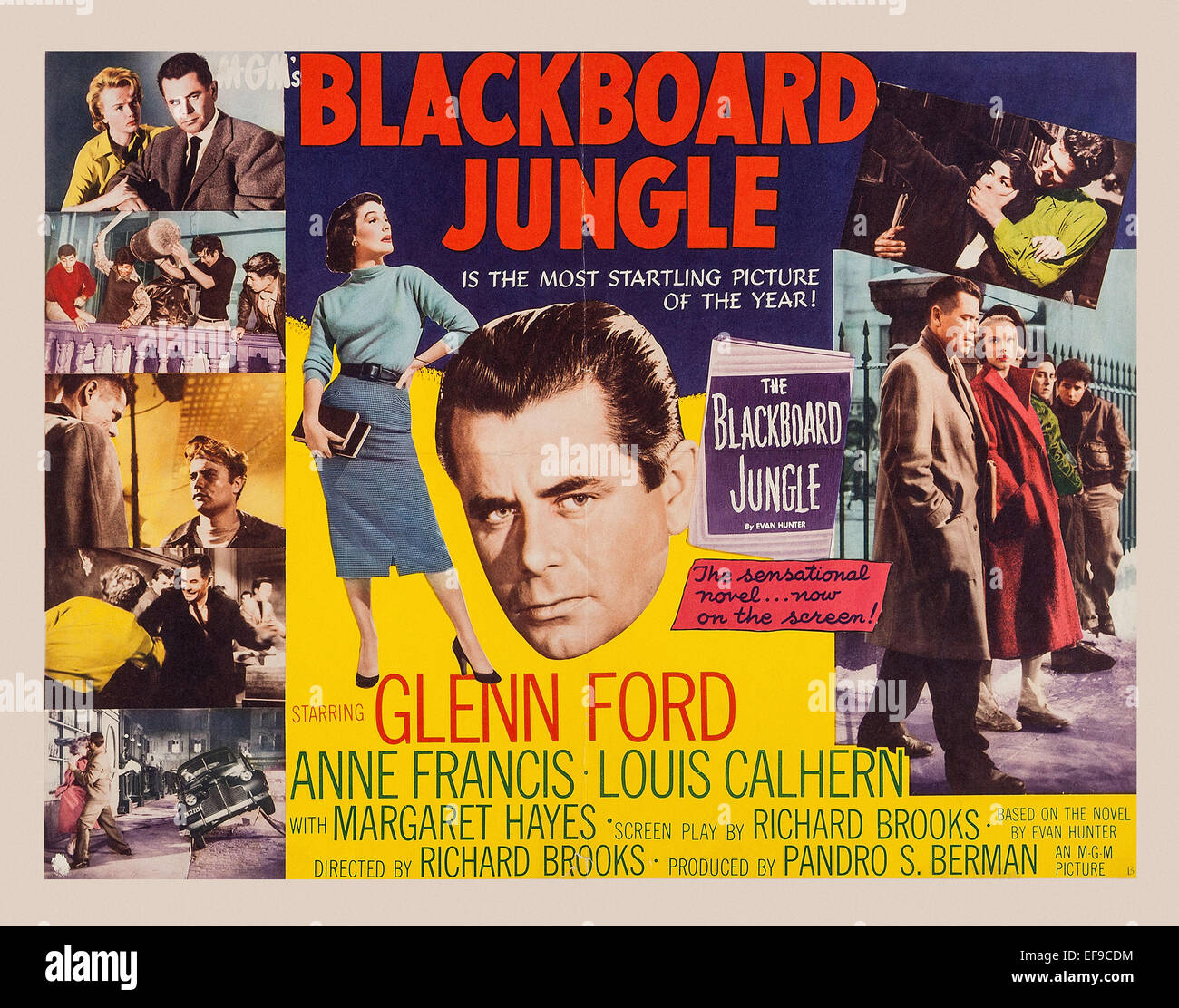 Blackboard jungle movie poster Banque de photographies et d’images à haute résolution - Alamy