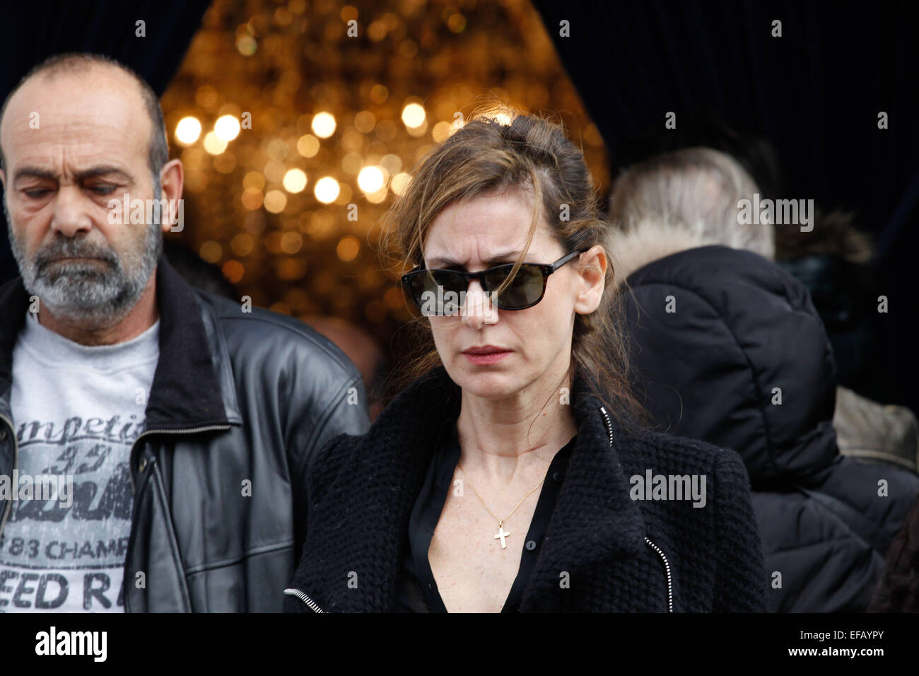 Athènes, Grèce. 30Th Jan, 2015. La fille de Demis Roussos, Emily ...