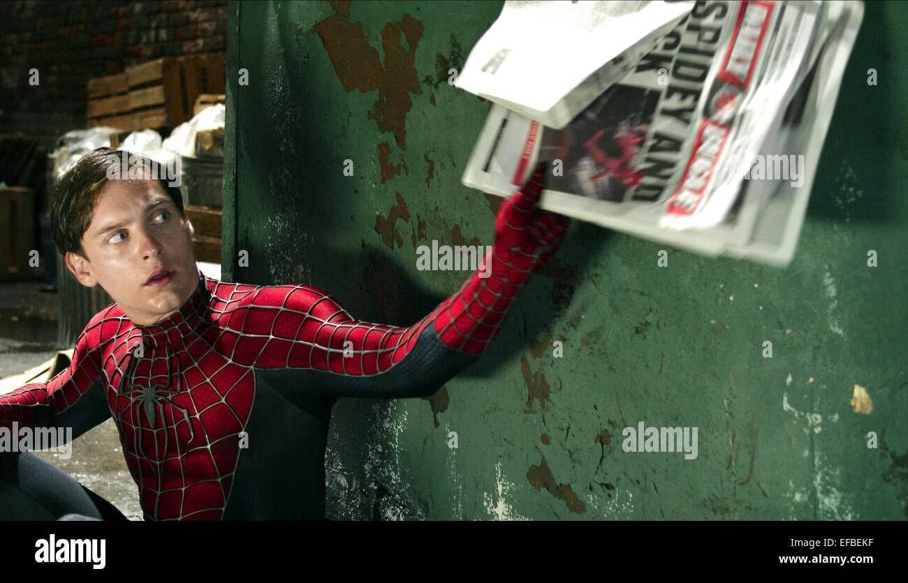 Tobey Maguire Spider Man Ii Banque d'image et photos - Alamy