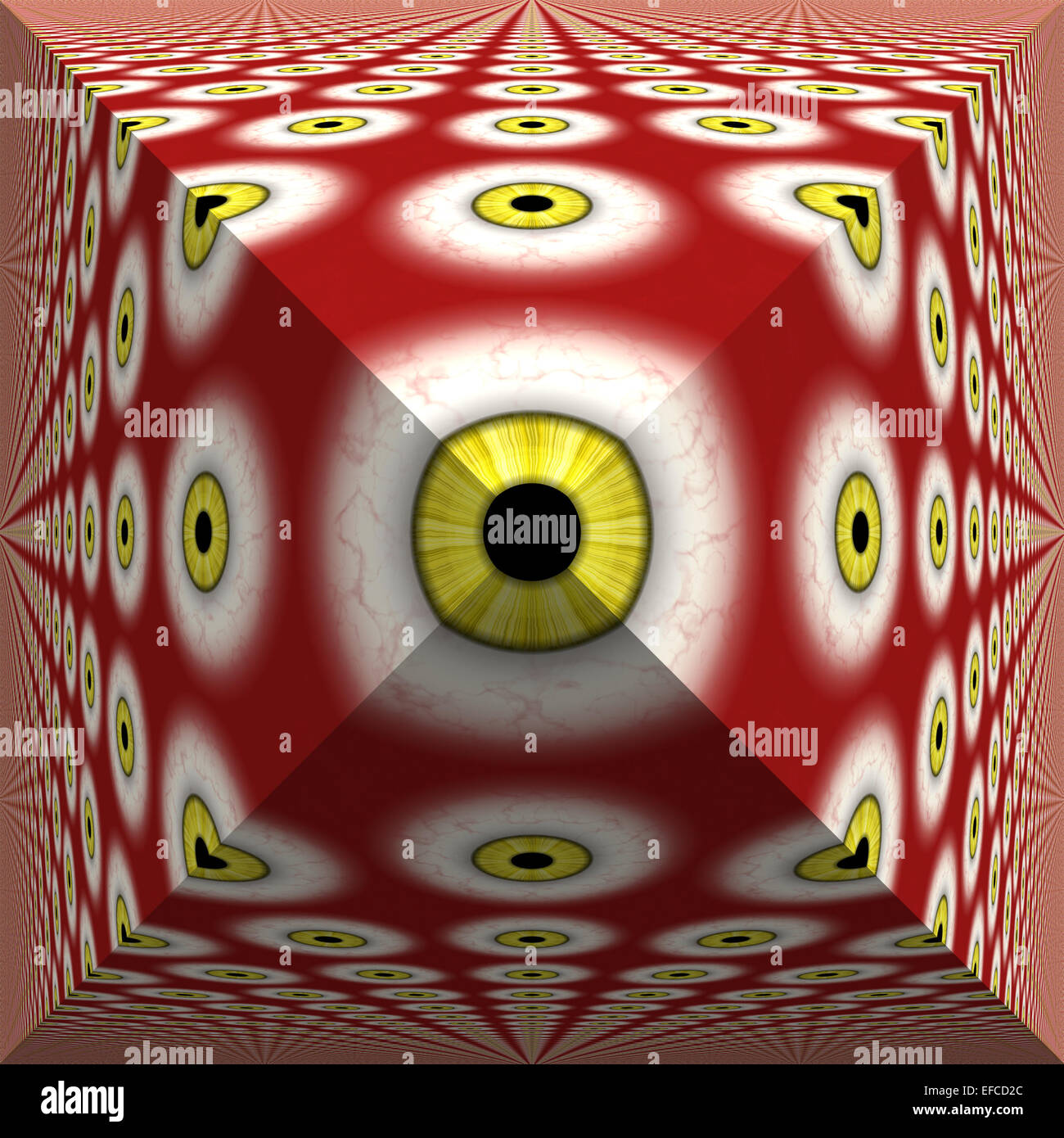 œil injecté de sang yeux Banque de photographies et d’images à haute ...