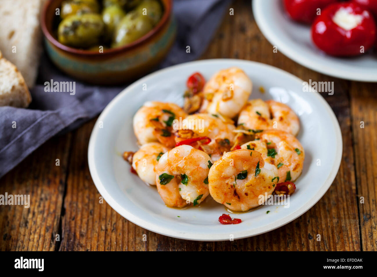 Assiette De Crevettes Banque d'image et photos - Alamy