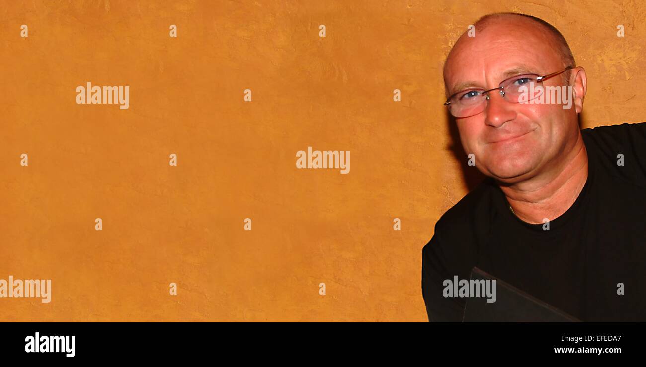 Rock star et acteur phil collins Banque de photographies et d’images à ...