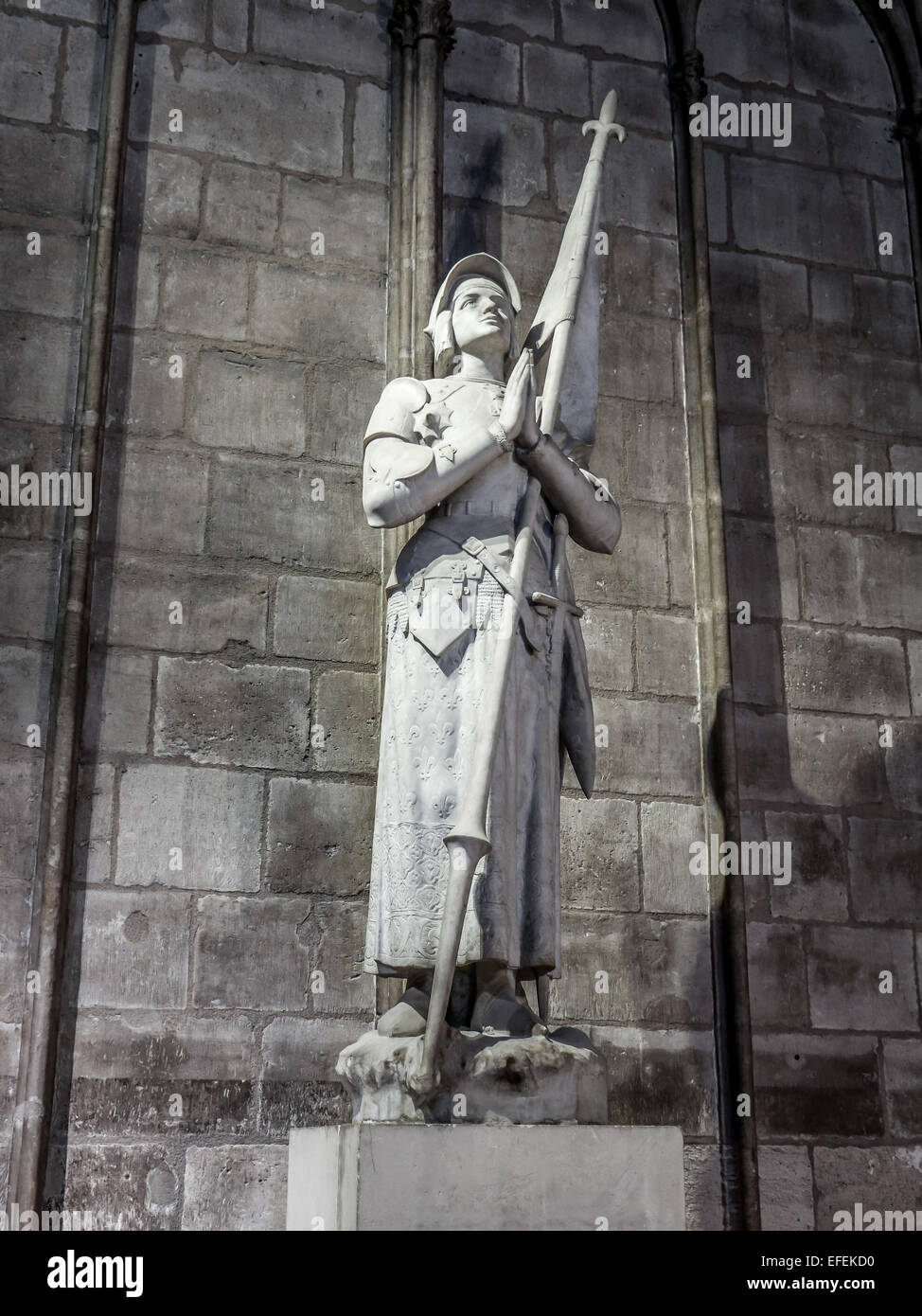 The statue of jeanne darc joan of arc Banque de photographies et d ...