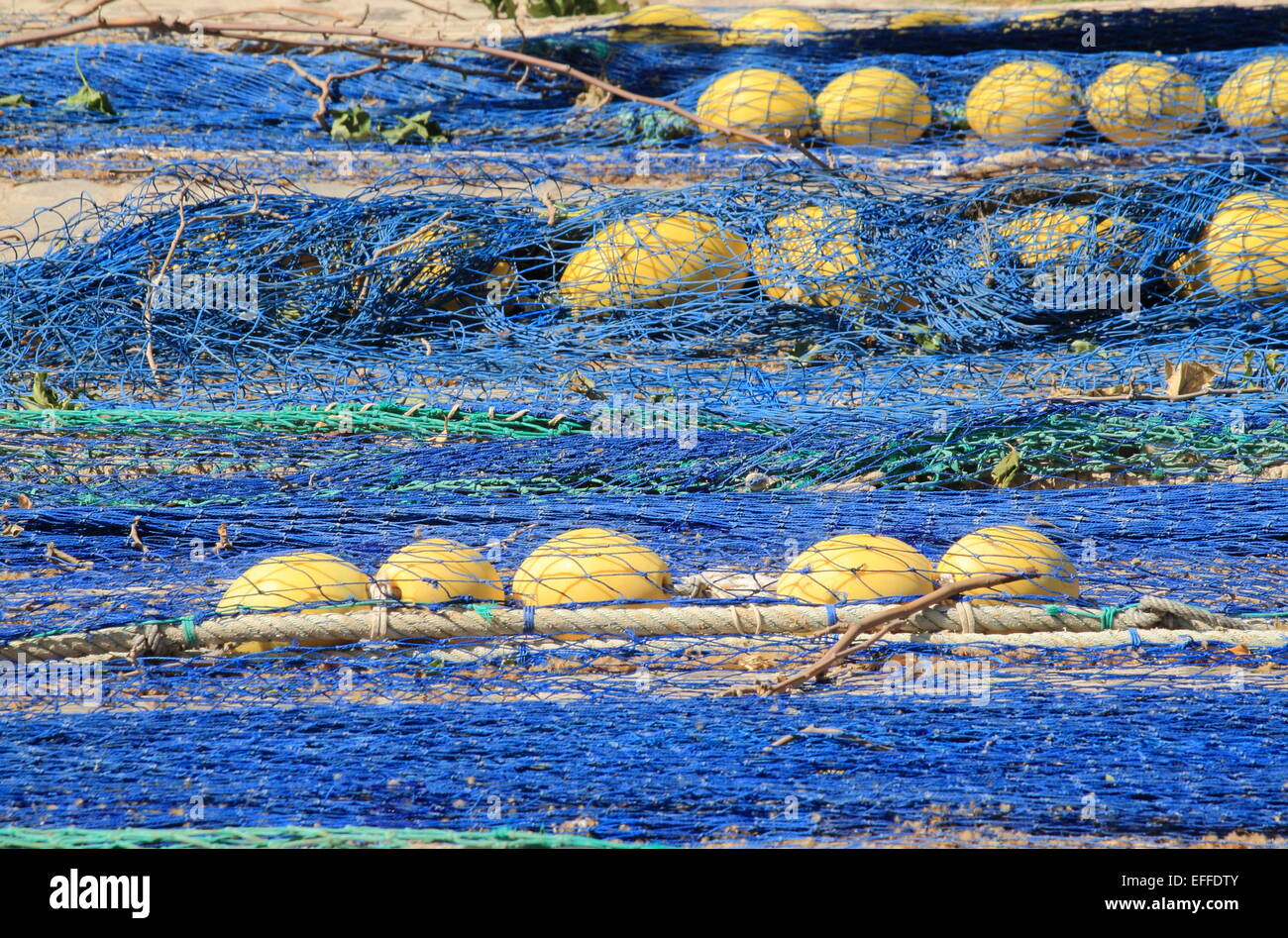 Filets de peche tendus Banque de photographies et d’images à haute ...