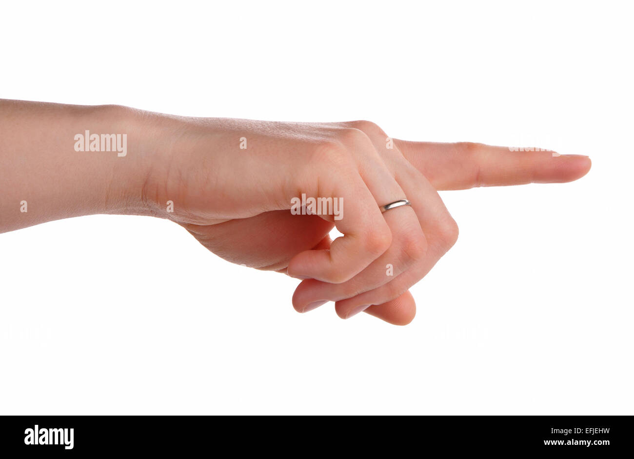 Doigt pointeur main Banque de photographies et d’images à haute ...