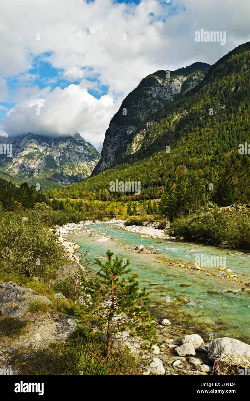 La rivière Soca, vallée de la soca, Slovénie, Europe Photo Stock - Alamy