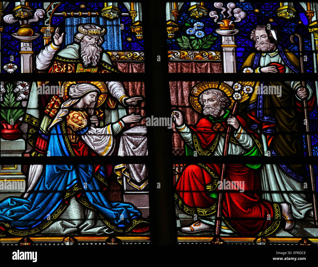 Mariage de la vierge marie et saint joseph Banque de photographies et d ...