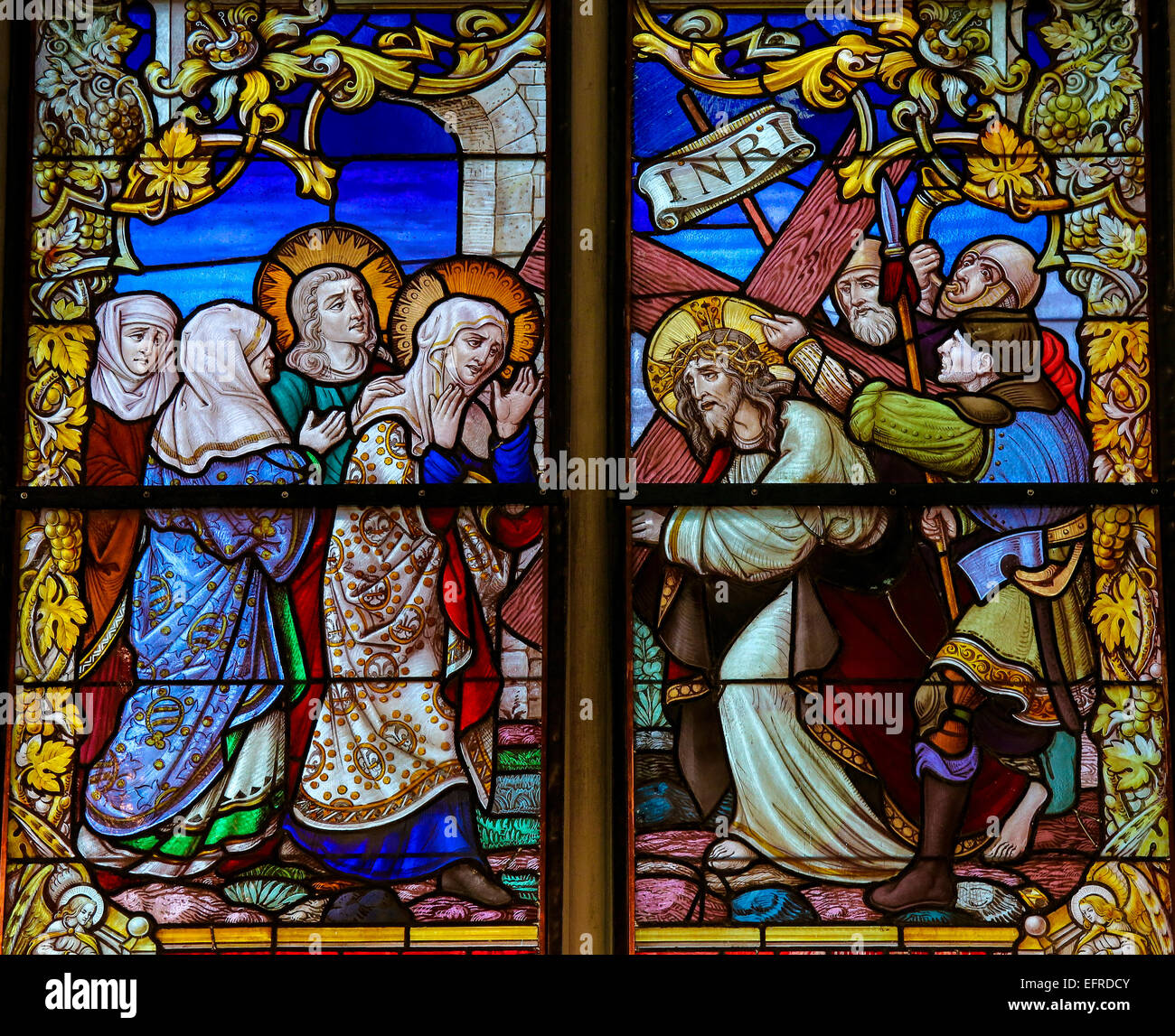 Jesus chemin de croix marie Banque de photographies et d’images à haute ...