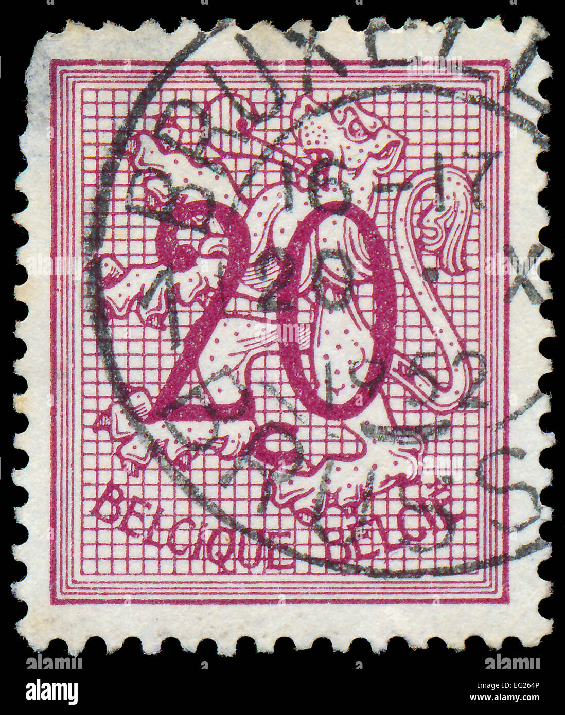Belgique - circa 1951:un timbre imprimé en Belgique montre libre des ... Belgique - circa 1951:un timbre imprimé en Belgique montre libre des ...