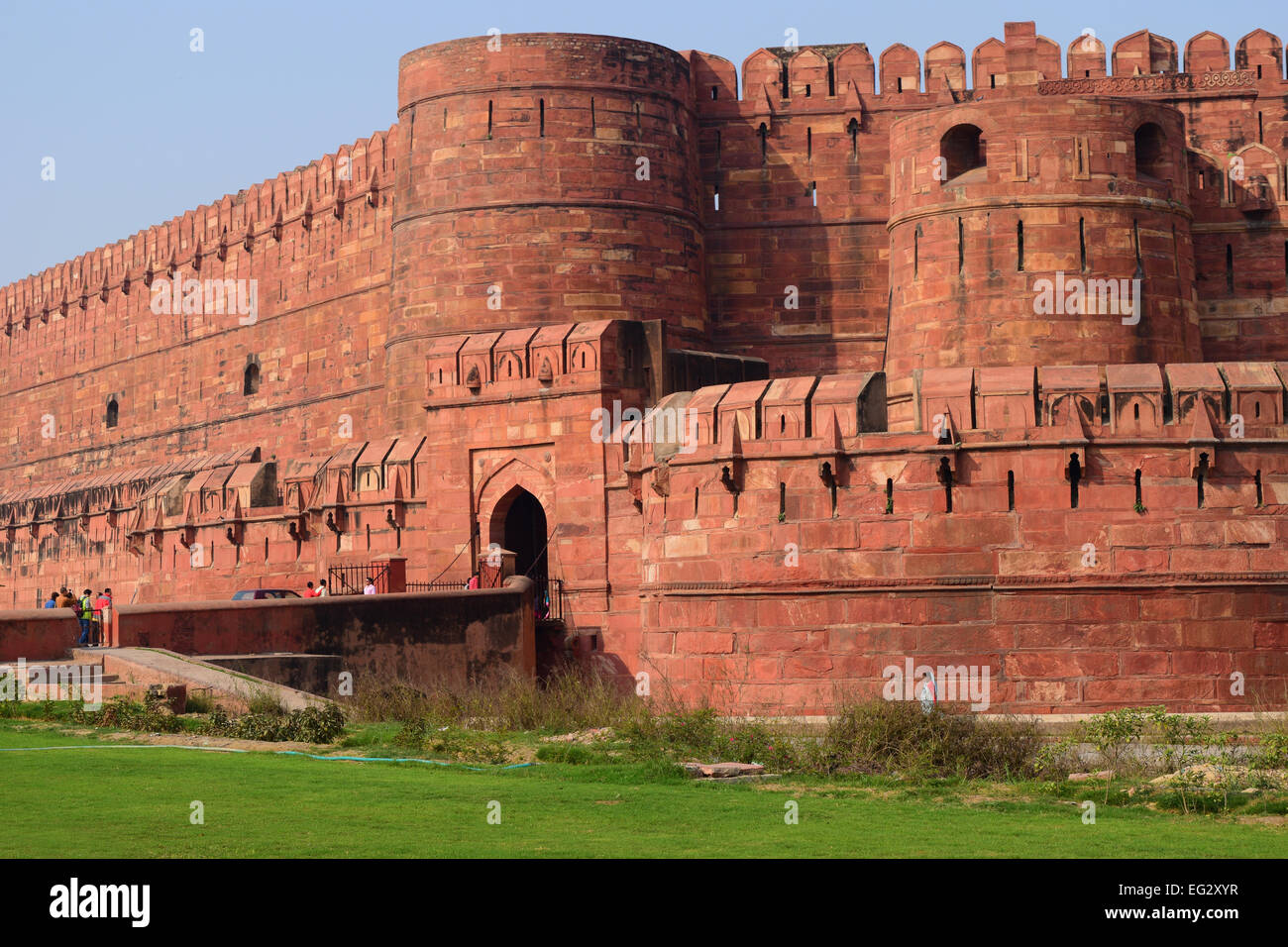 Agra red fort main gate Banque de photographies et d’images à haute ...