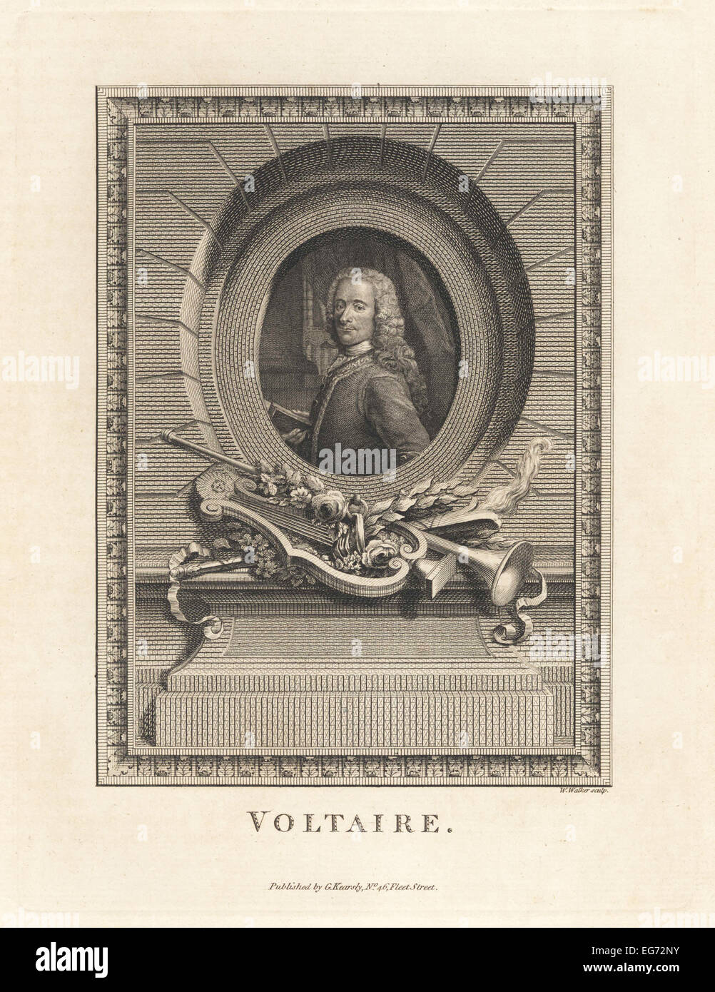 Portrait Voltaire Banque d'image et photos - Alamy