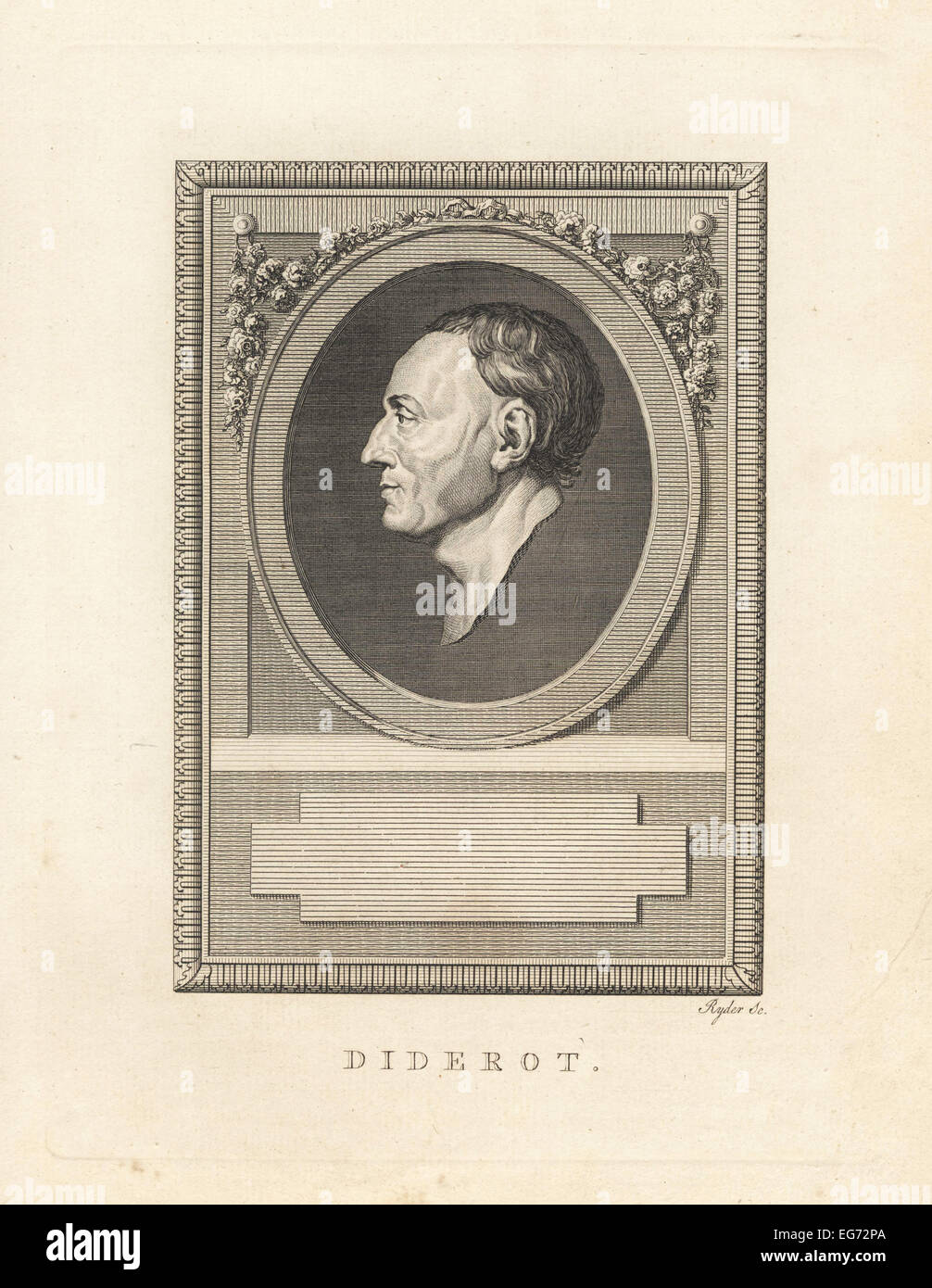 Diderot Philosophe Banque d'image et photos - Alamy
