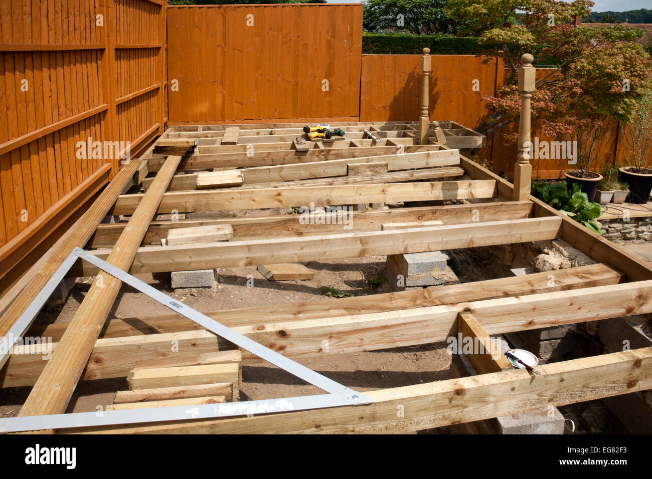 Ossature poteau poutres Banque de photographies et d’images à haute ...