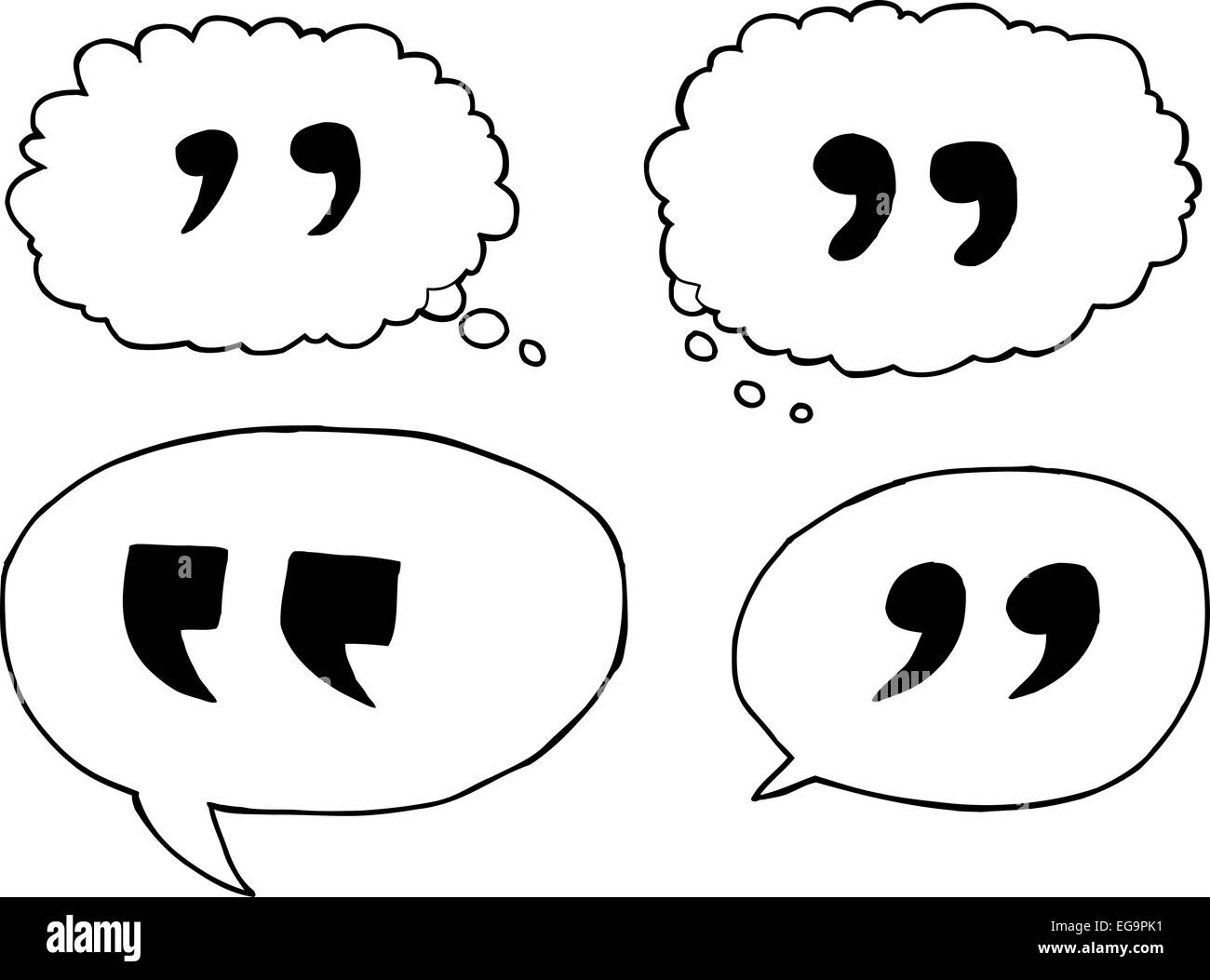 Symbole de guillemets Banque de photographies et d’images à haute ...