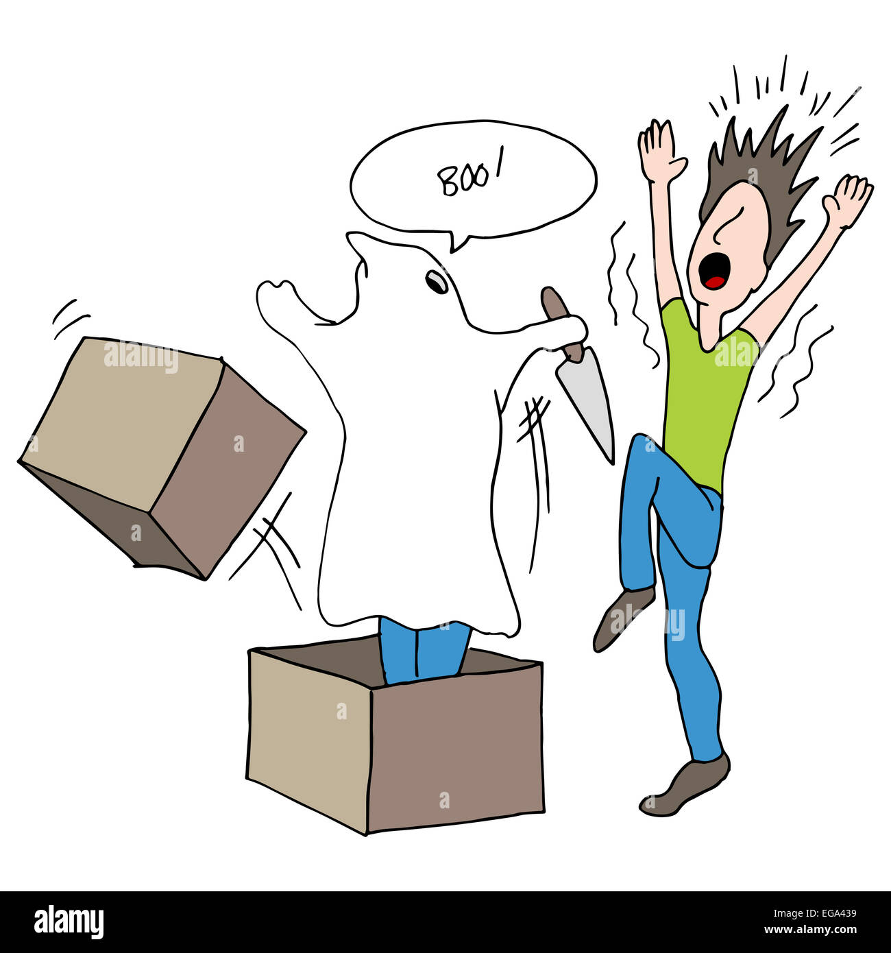 Confused man illustration Banque de photographies et d’images à haute ...