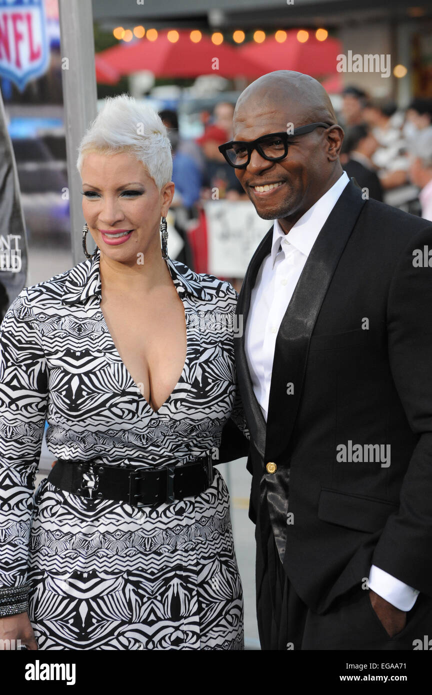 LOS ANGELES, CA - 7 avril 2014 : Terry Crews et épouse à Los Angeles la ...
