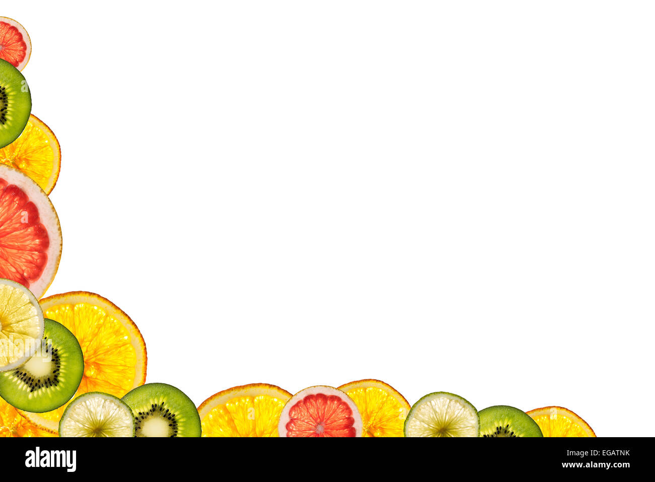 Tranches de fruits Banque de photographies et d’images à haute ...