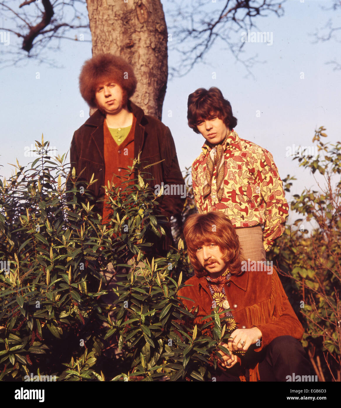 Le groupe pop anglais DES ARMES À FEU en novembre 1968. De gauche à ...