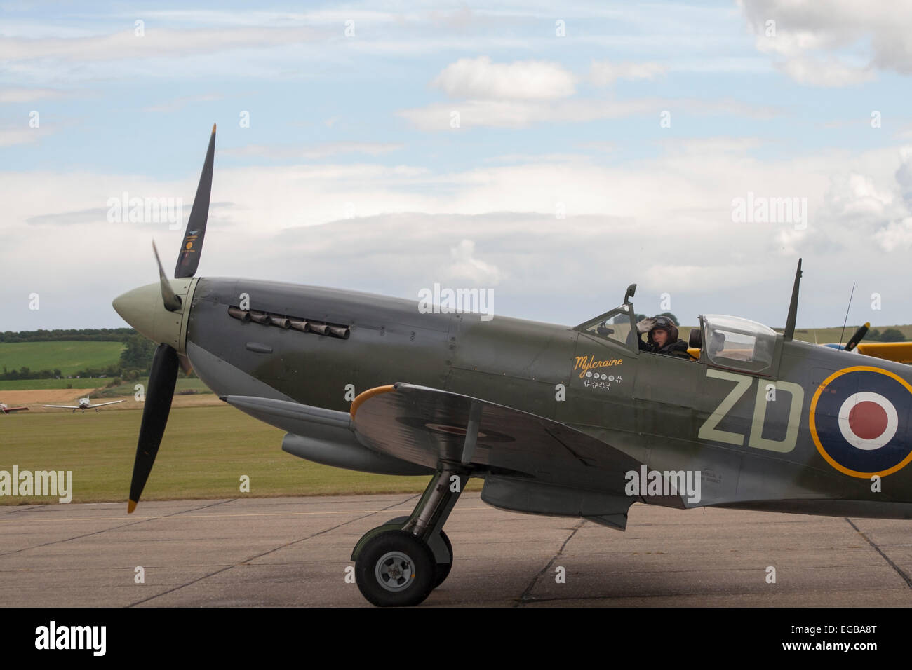 Spitfire Pilot Wwii Banque d'image et photos - Alamy