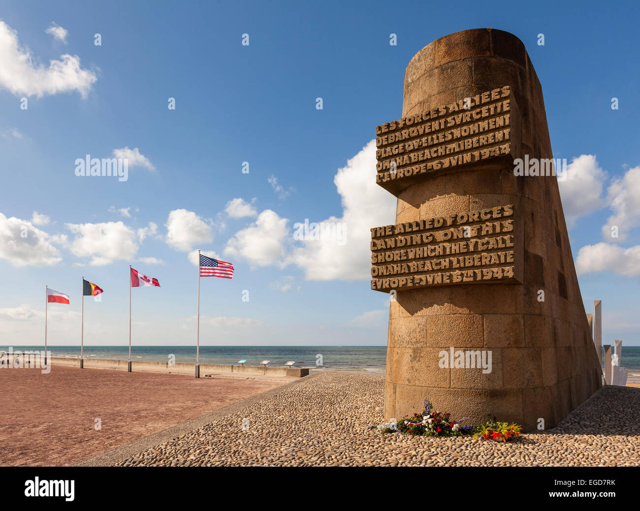 Mémorial de plage normandie Banque de photographies et d’images à haute ...