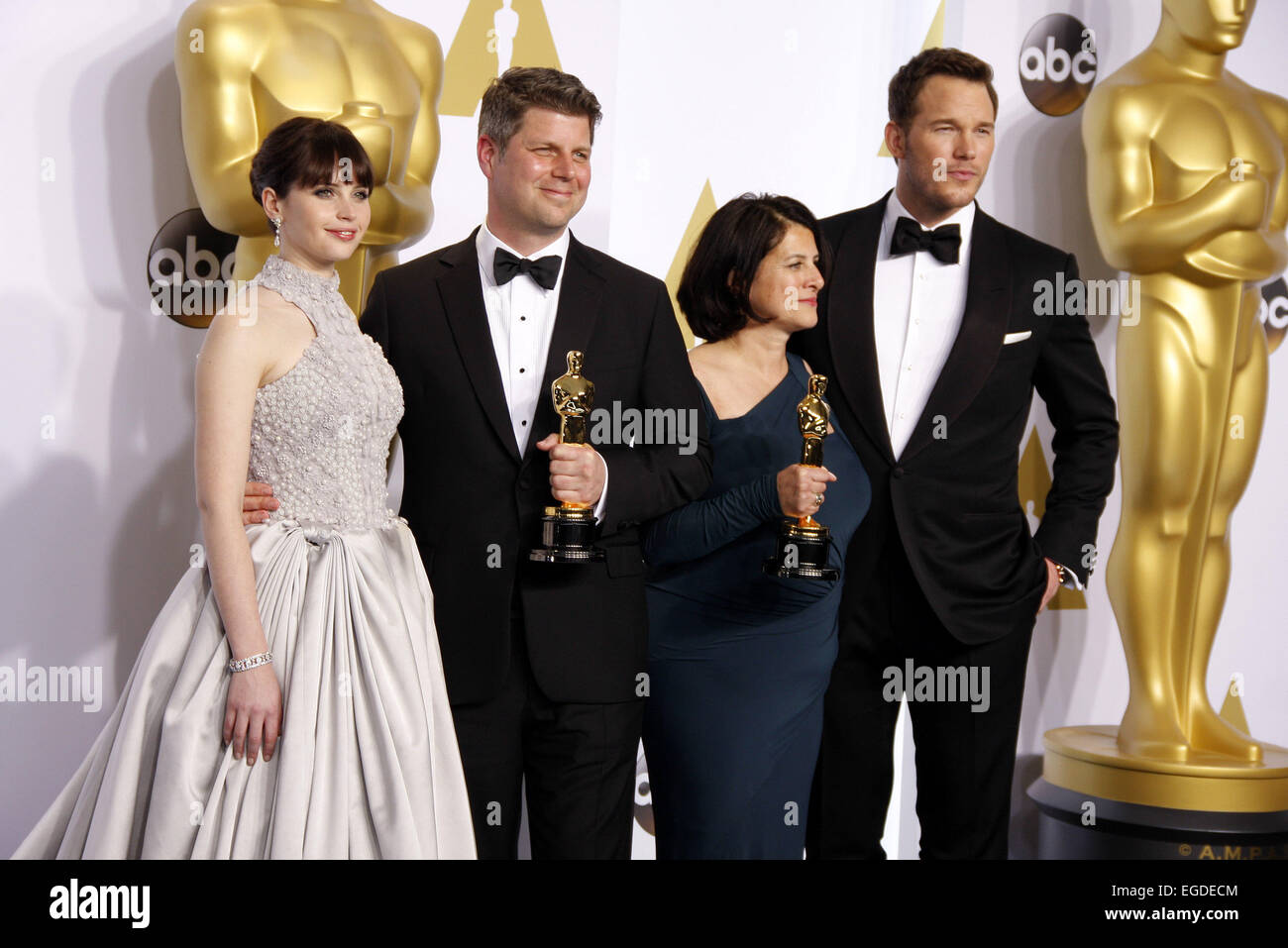 Felicity jones et chris pratt Banque de photographies et d’images à ...
