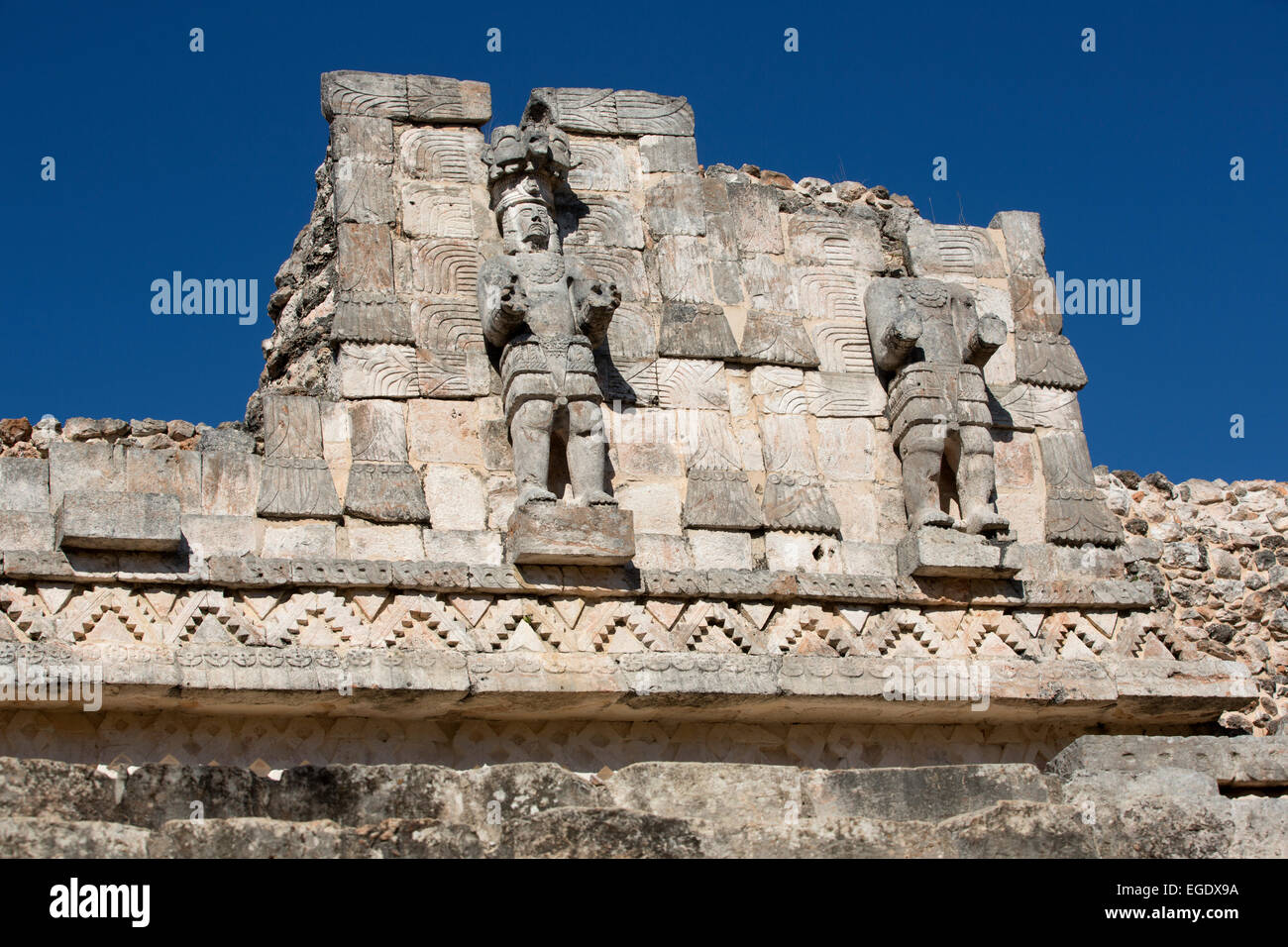 Codz Poop, ruines mayas de kabah, Yucatan, Mexique Photo Stock - Alamy
