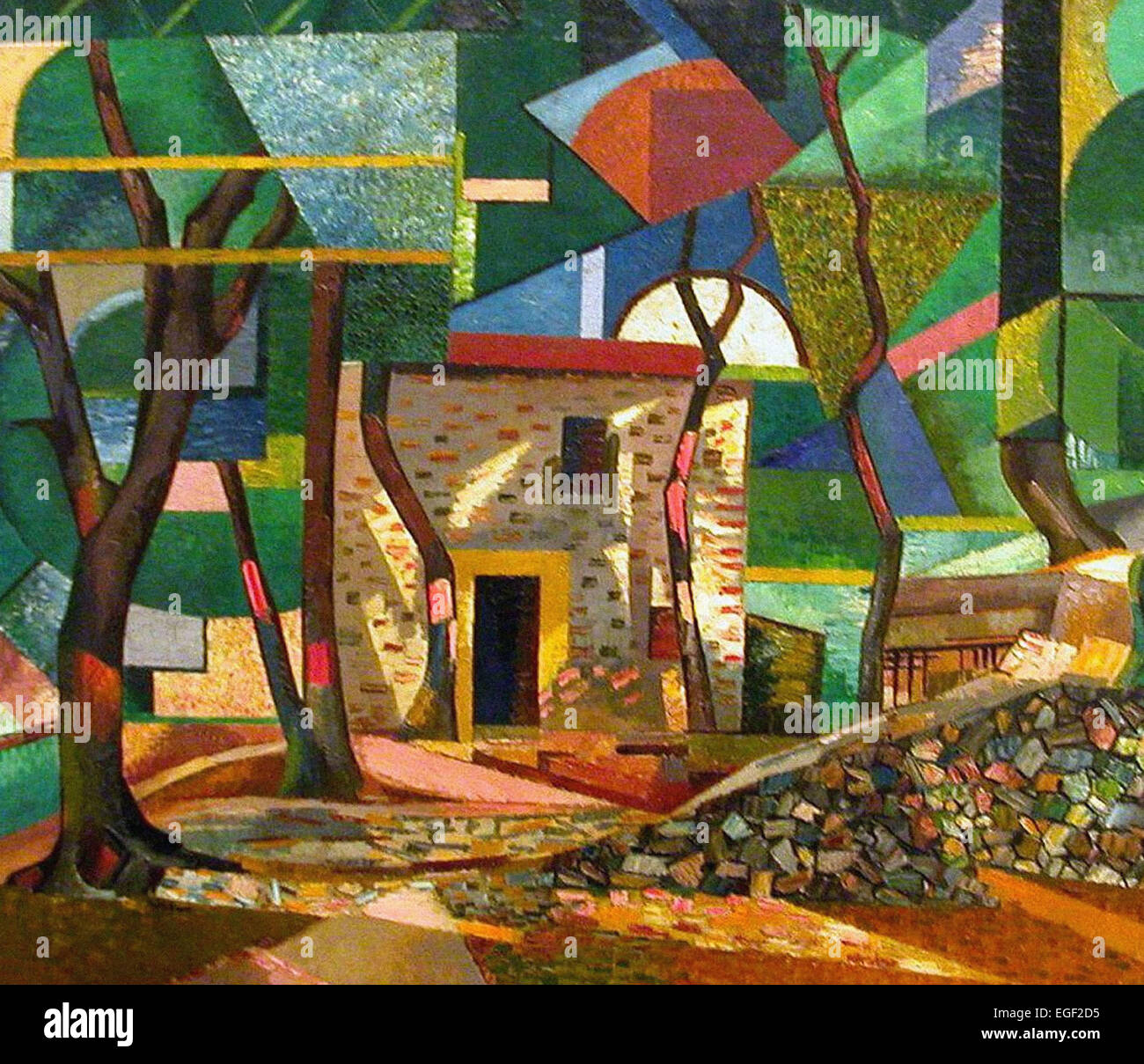 Auguste Herbin Paysage à Céret Photo Stock - Alamy