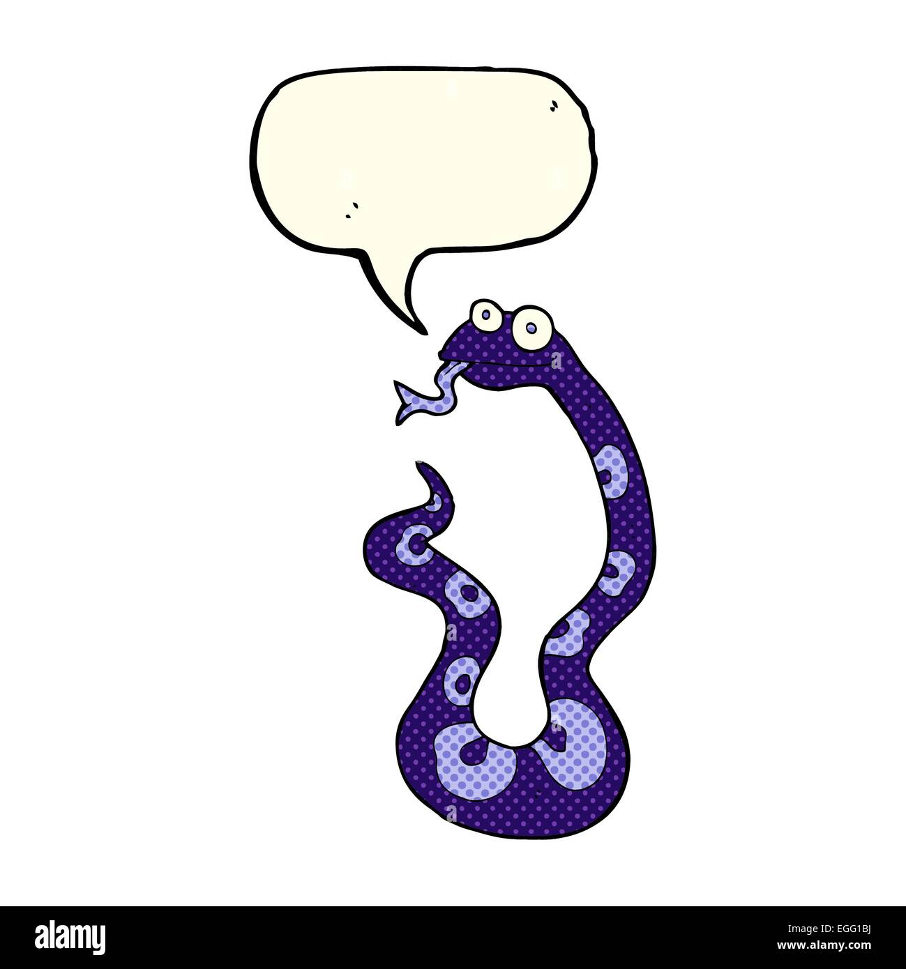 Serpent qui parle Banque d'images vectorielles - Alamy