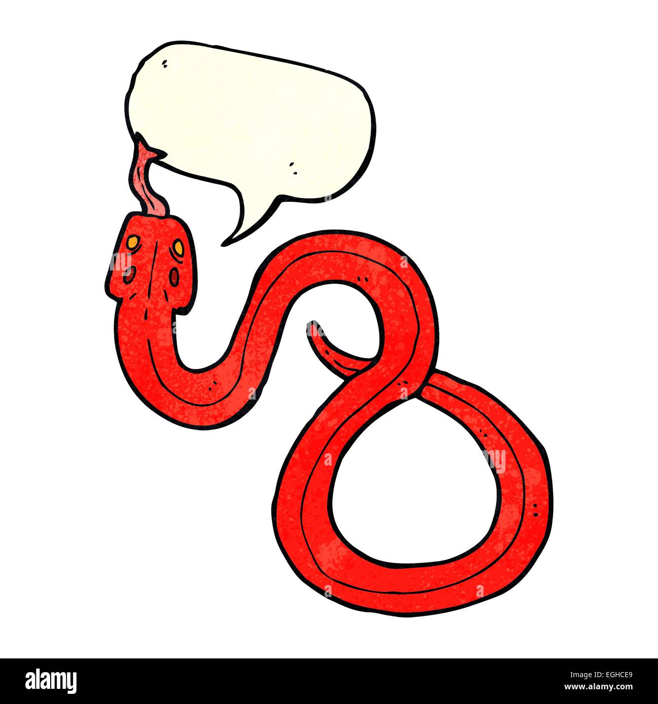 Serpent qui parle Banque d'images vectorielles - Alamy