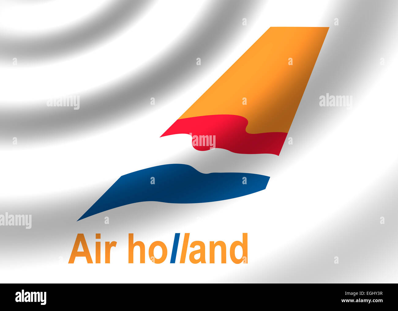 Air Holland icône symbole emblème logo drapeau Photo Stock - Alamy