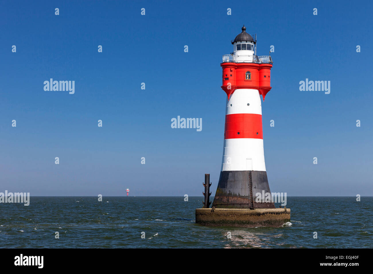 Roter leuchtturm Banque de photographies et d’images à haute résolution ...
