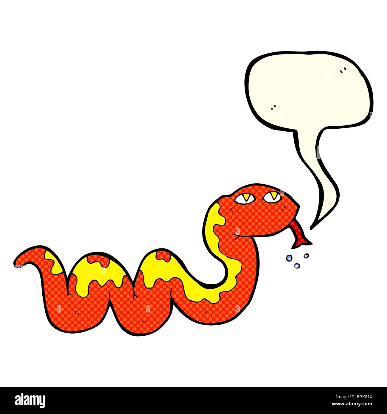 Serpent qui parle Banque d'images vectorielles - Alamy