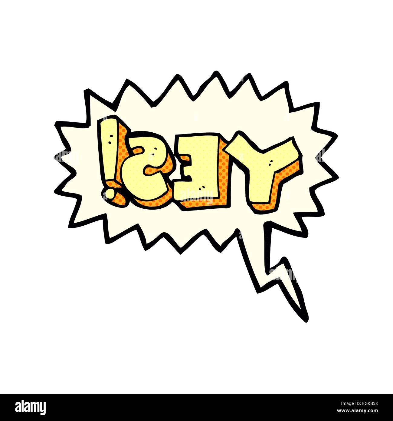 Cartoon yes symbol bubble Banque d'images vectorielles - Page 2 - Alamy