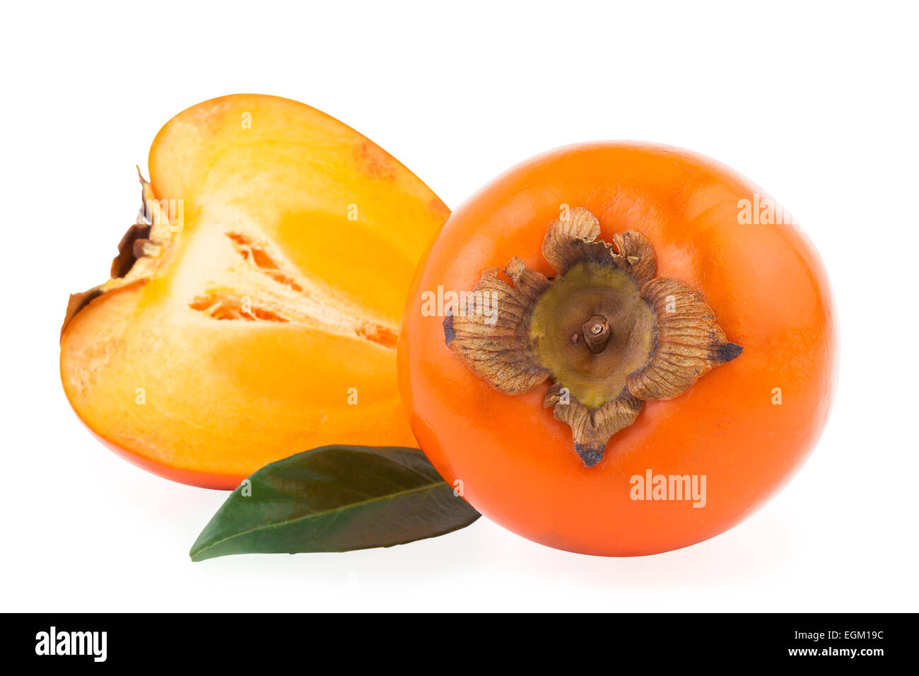 Fruits kaki tranchés Banque de photographies et d’images à haute ...