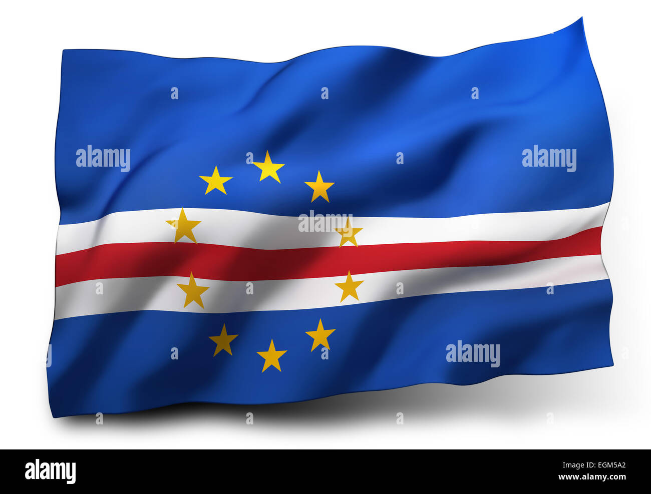 Drapeau cap verdien Banque de photographies et d’images à haute ...