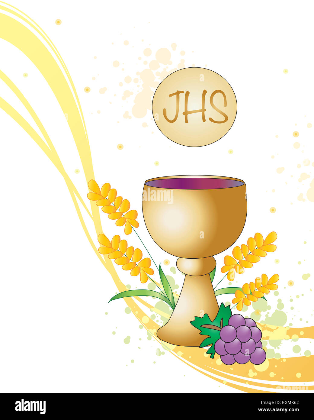 Illustration symbolique pour la première communion Photo Stock - Alamy