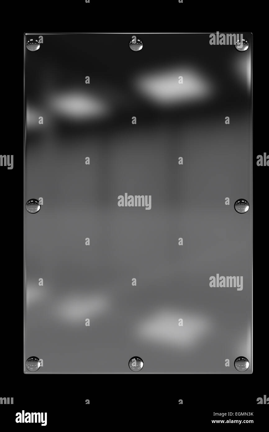 Metal plate with rivets Banque de photographies et d’images à haute ...