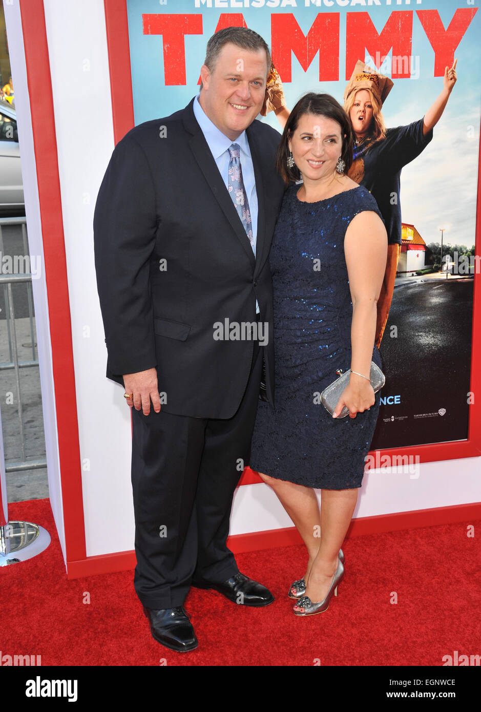 LOS ANGELES, CA - 30 juin 2014 : Billy Gardell et épouse Patty Gardell ...